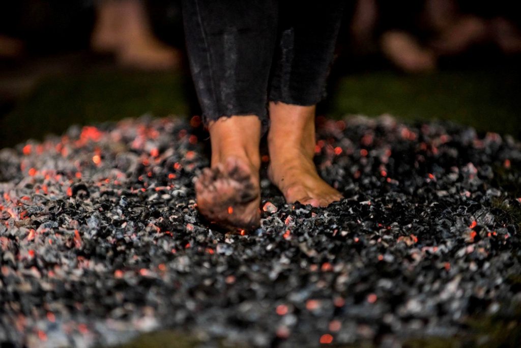 Firewalk - Arthur Rank Hospice Charity