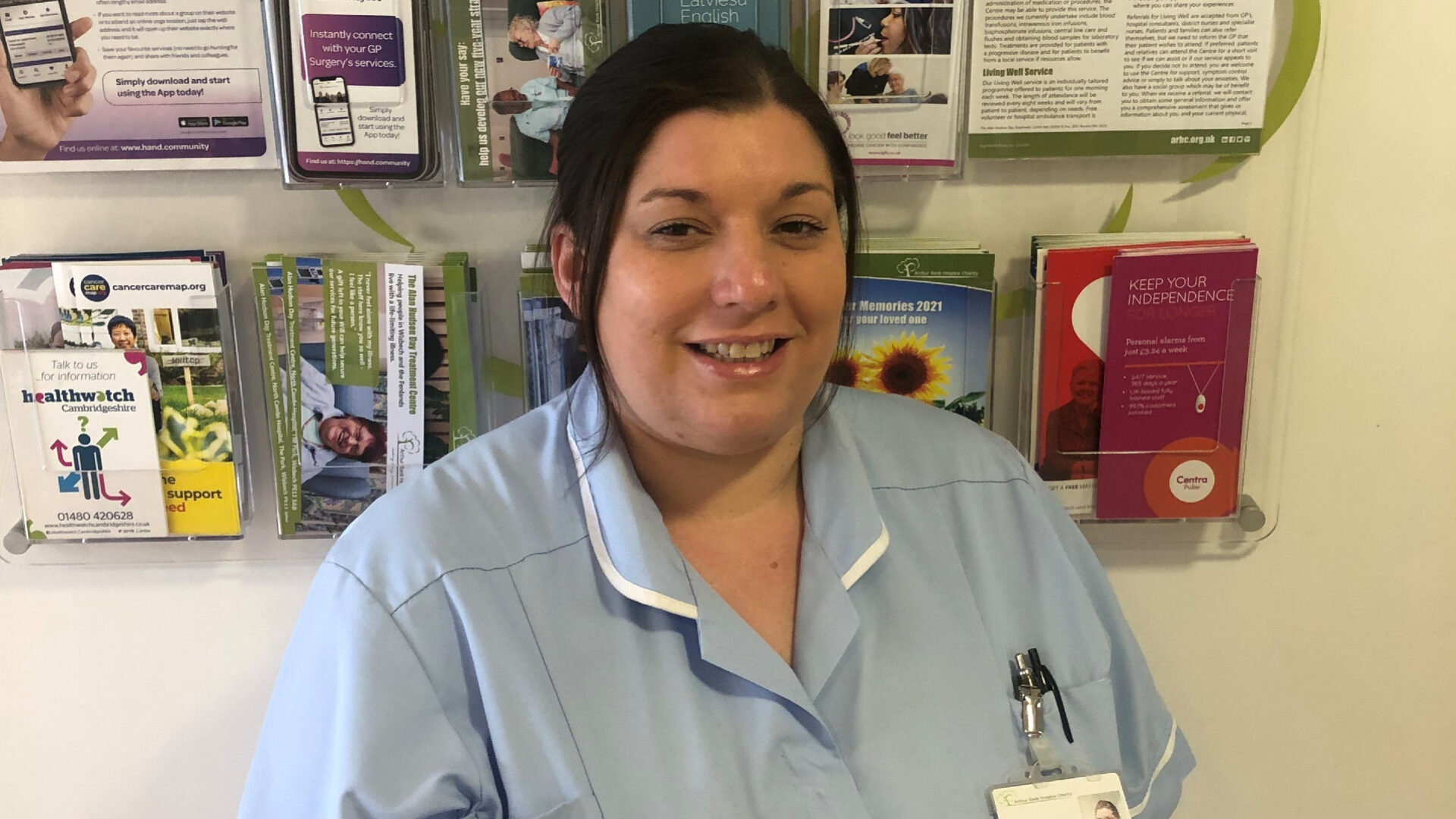 Sarah Danks, Registered Nurse - Arthur Rank Hospice Charity