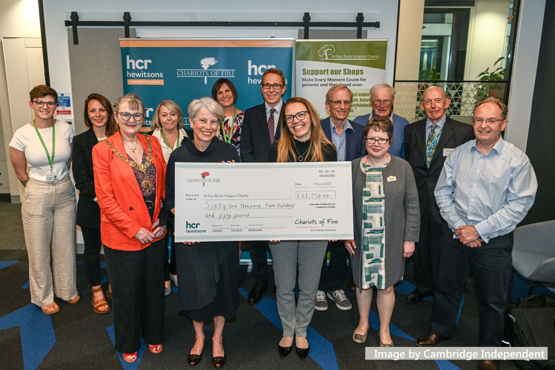 Cambridge community raises over £61,000 for Arthur Rank Hospice Charity ...